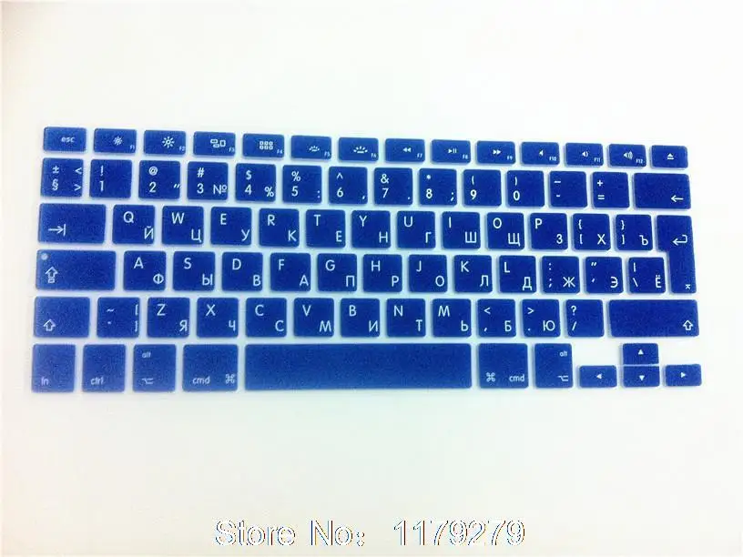 Russian Language Euro Keyboard Cover Silicone Skin for MacBook Pro 13 ...