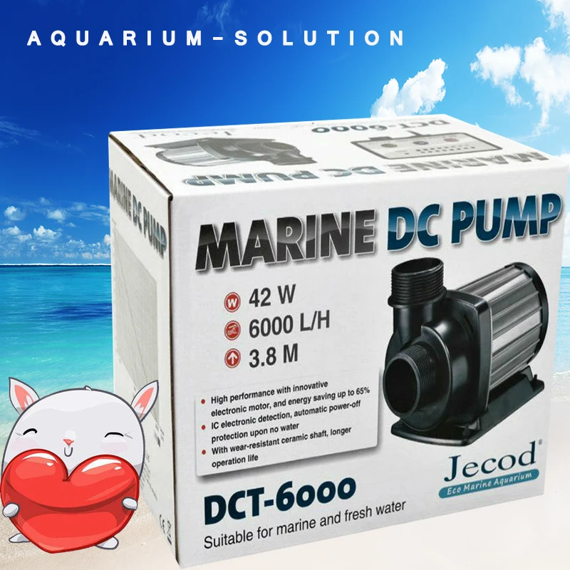 42 w 6000L/H jecod jebao DCT 6000 Marine DC bomba 24 v velocidad variable bomba de agua ...