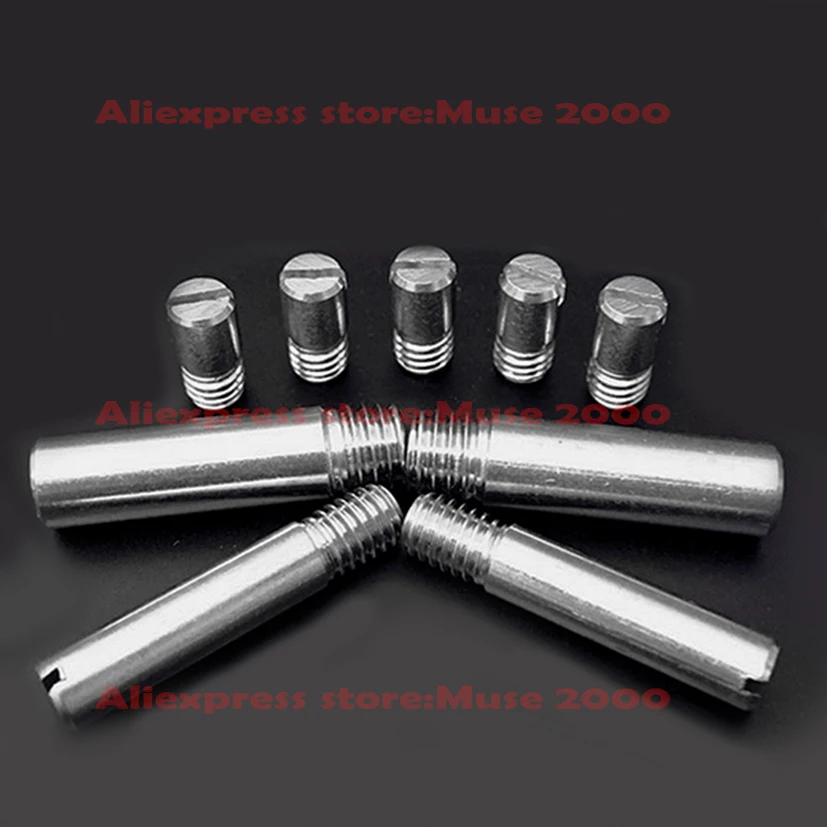 Dowel pin M3 m4 m5 m6 m8 dowel pin male thread slotted head male thread ...