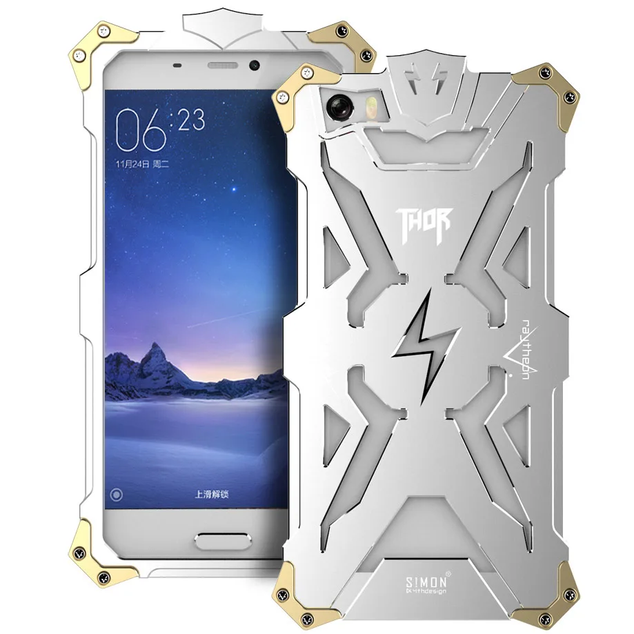 For Xiaomi M3 M4 M5 Metal Phone Cases Simon Brand Thor Series Aviation ...