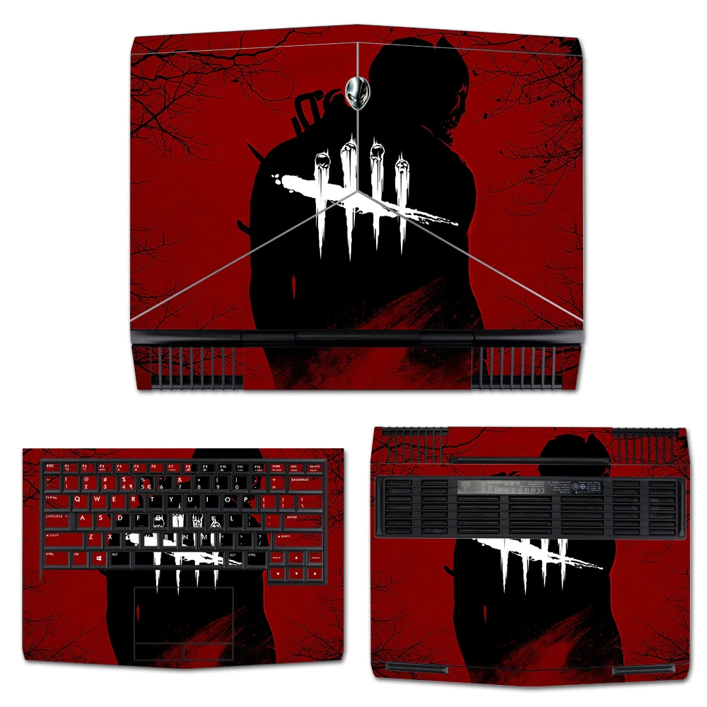 YCSTICKER Laptop Sticker For Alienware 13 ALW13C 2017 R3 Top Keyboard ...