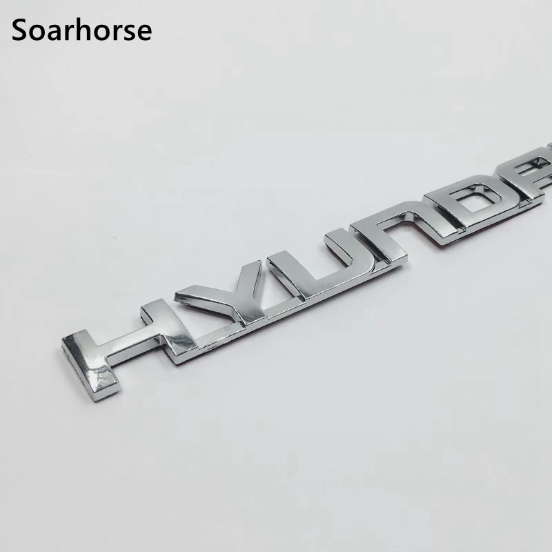 Soarhorse New Styling For Hyundai Words Logo Car Body Emblem Nameplate ...