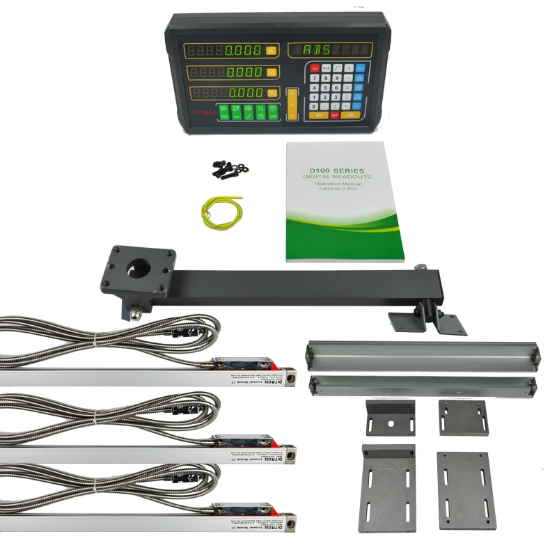 3 Axis DRO LED 3 Axis Digital Readout for Lathe Milling Machine and ...