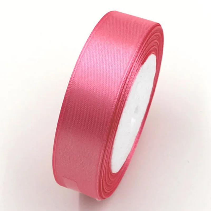 Peach Color A Roll 2CM Width Ribbon 25 Yards Length Wedding Supplies ...