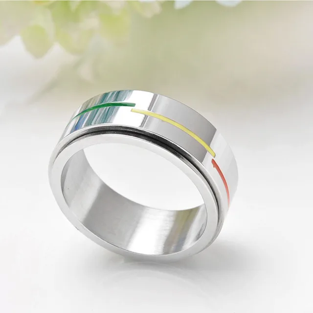 LGBT Rainbow Pride Lines Ring - Queerks™
