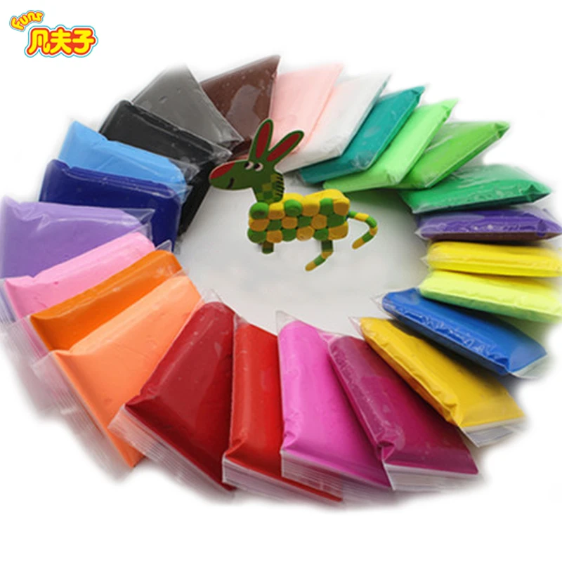 24 colors *13g/set bouncing playdough of color safe mud children good ...