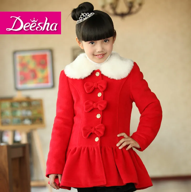 Deesha 2013 autumn and winter clothing girls sweet overcoat|clothing ...