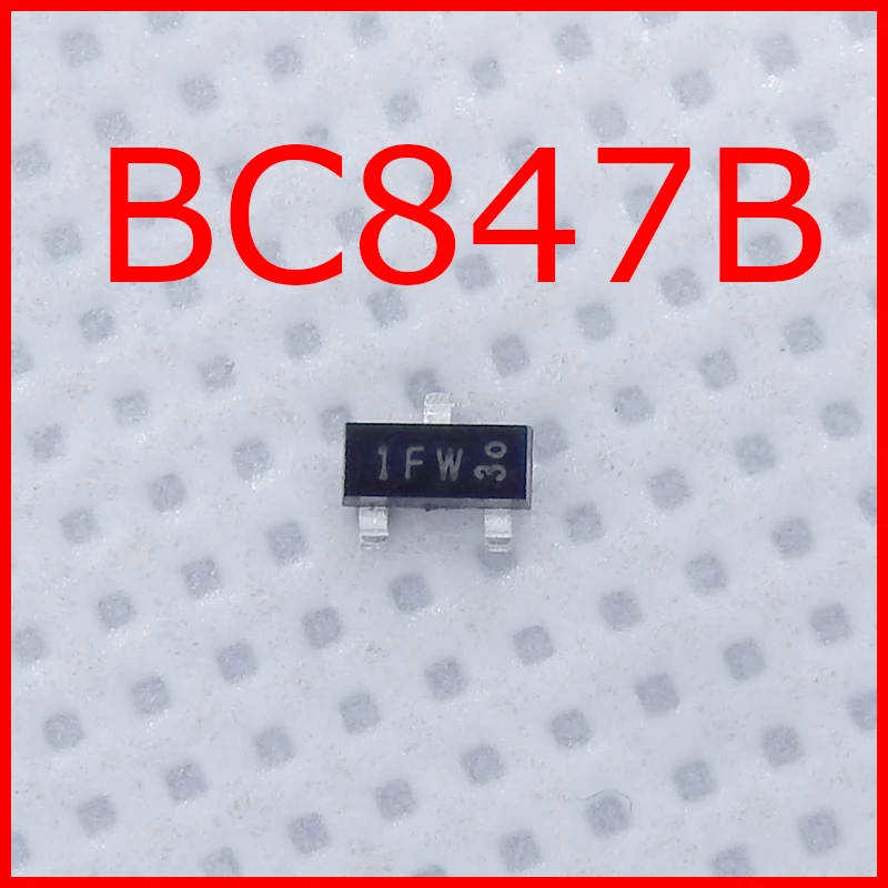 100 PCS BC847B 1F SOT SMD SOT 23 BC847 SOT23 transistor 1FW Baru ...