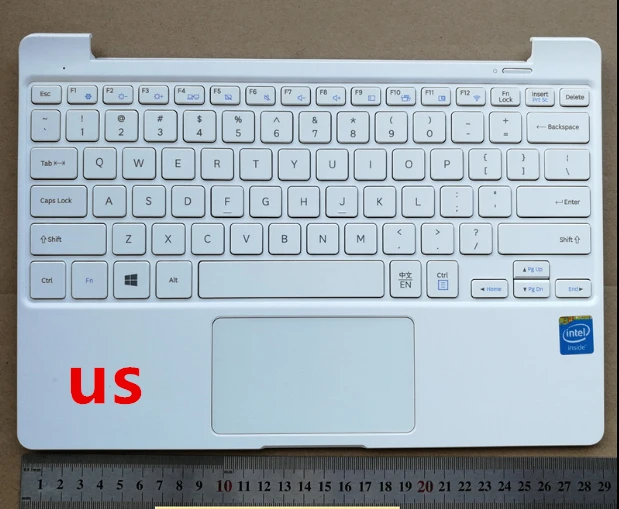 US/Korean layout New laptop keyboard with touchpad palmrest for Samsung ...