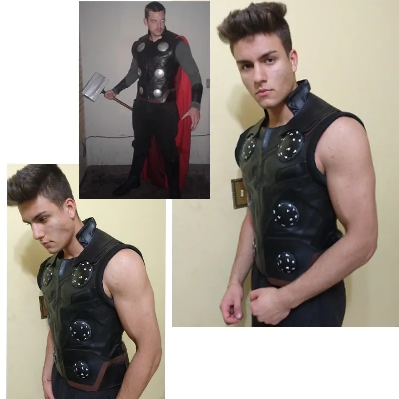 Avengers Infinity War Thor Cosplay Only Cloak Shirt Vest Pants Movie ...