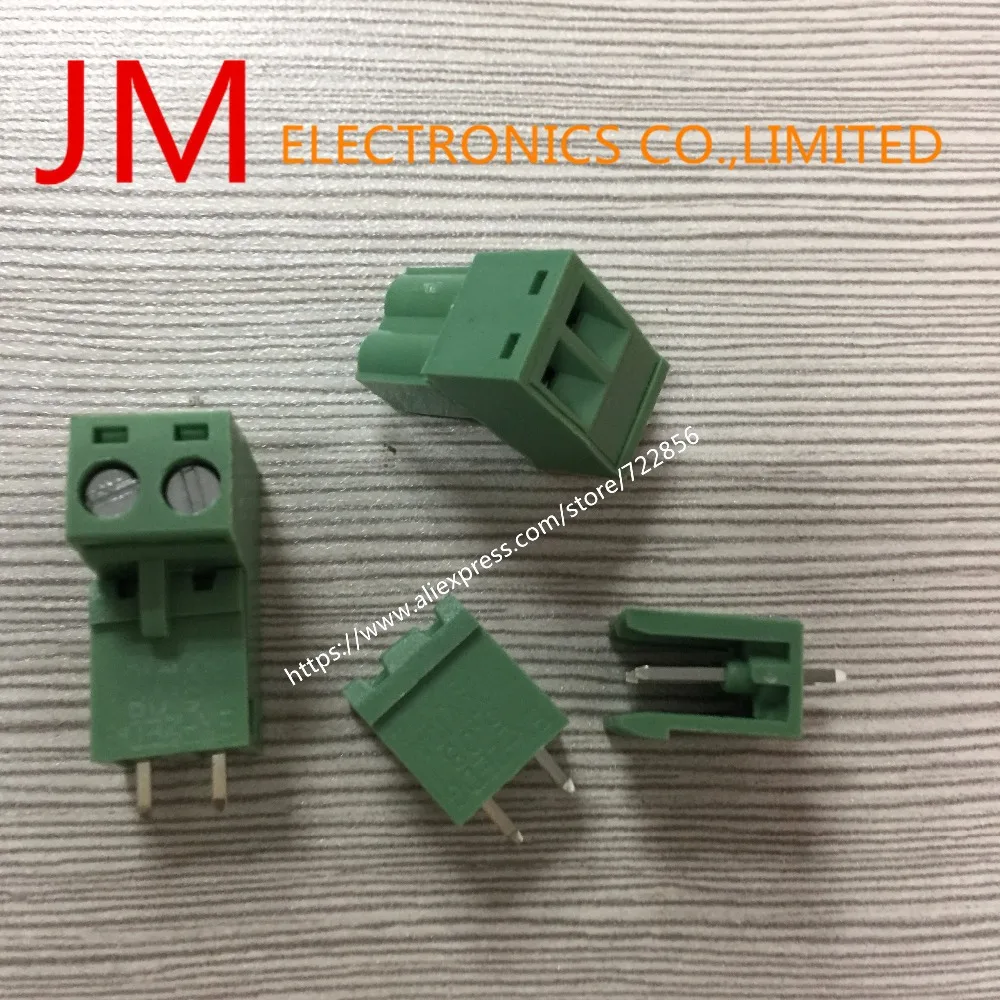 100 Pair 5.08Mm Pitch Male Plug Female Socket Pcb Screw Terminal Block ...