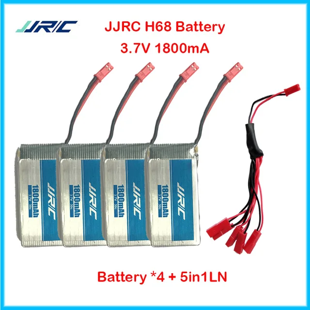 Aliexpress.com : Buy JJRC H68 Original Rc Drone 3.7V 1800mah Battery ...