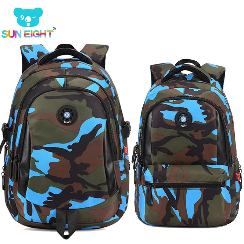 SUN EIGHT Causual Camouflage Men Backpack Bag Travel Backpack Bags For ...