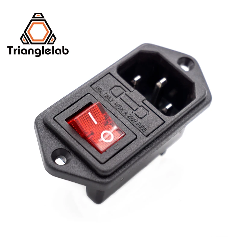 C-1PCS-Trianglelab-3D-printer-parts-10A-250V-3-in-1-Fuse-Power-switch ...