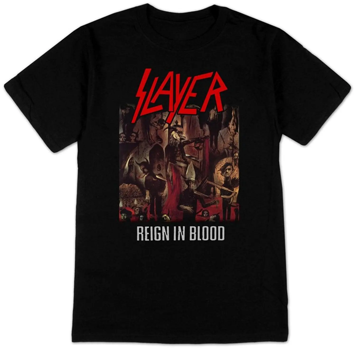 Slayer Reign In Blood T Shirt New Design Cotton Male Tee Shirt ...