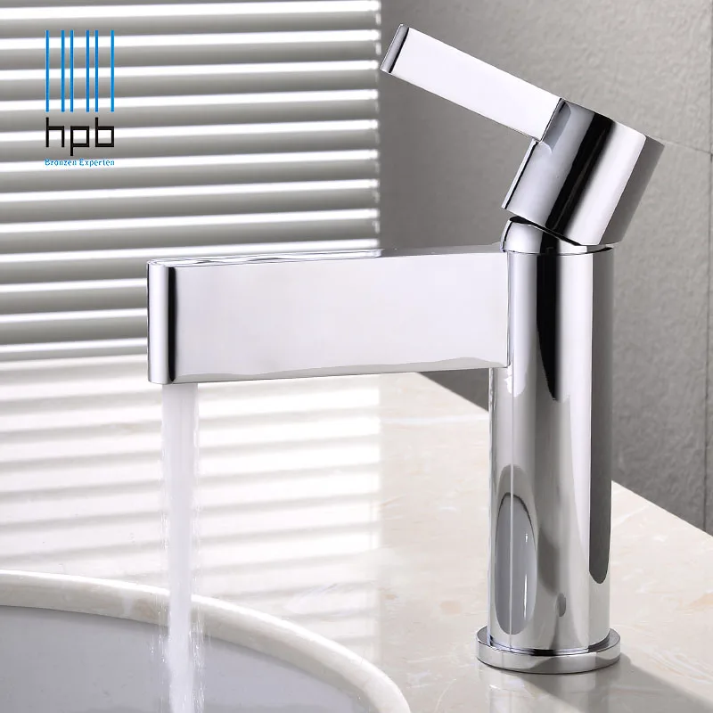 HPB Nice Design Brass Bathroom Faucet Basin Hot and Cold Water Mixer ...