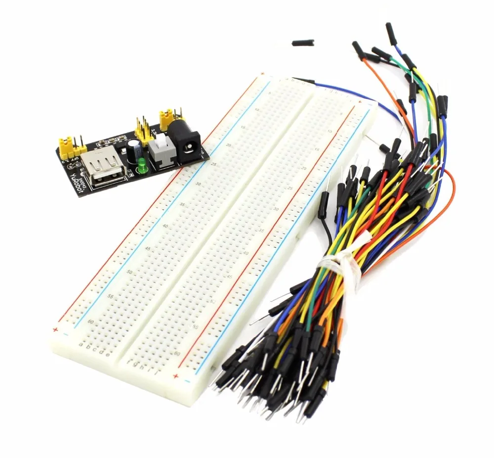 Hot 3.3V/5V MB102 Breadboard Power Module + MB 102 830points Prototype ...