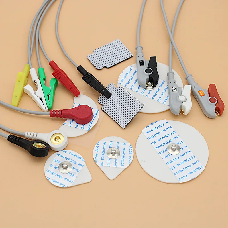 ECG-EKG-cable-or-leadwire-disposable-electrode-pad-apply-to-alligator ...