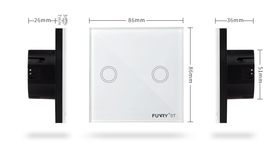 FUNRY Saklar wireless / Saklar Remote / I Touch bisa connect Broadlink ...