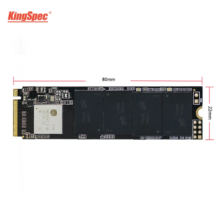ssd kingspec solid state drive m2 PCI e3.0x4 nvme 256GB NGFF M.2 22 ...