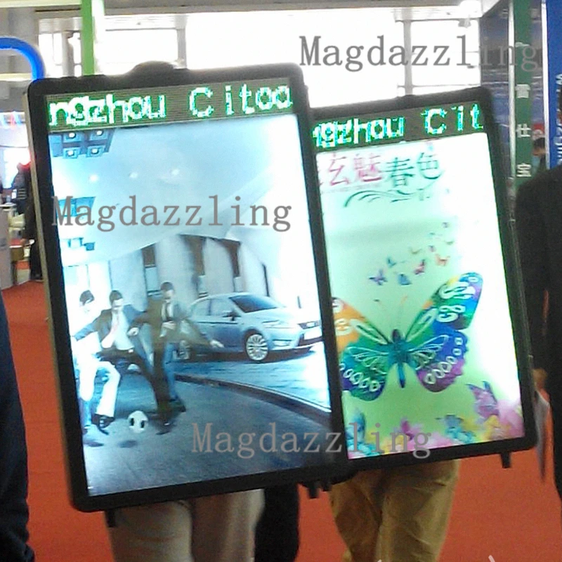 Human-led-walking-billboard-with-led-moving-message-single-side-led ...