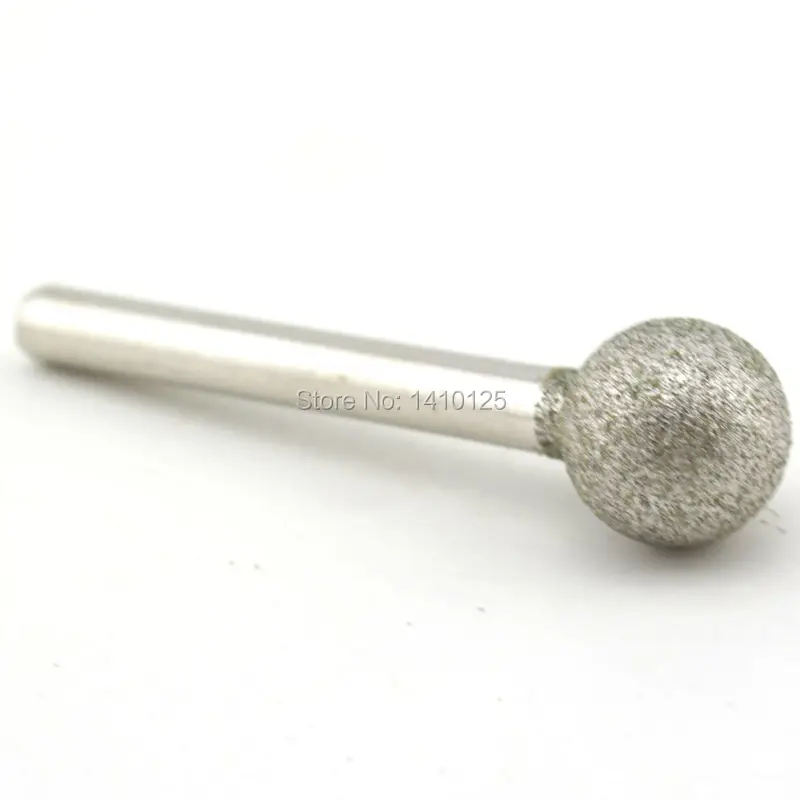 8.5-15 Mm Dia Spherical Head Diamond Grinding Bit Coated Mounted Points ...