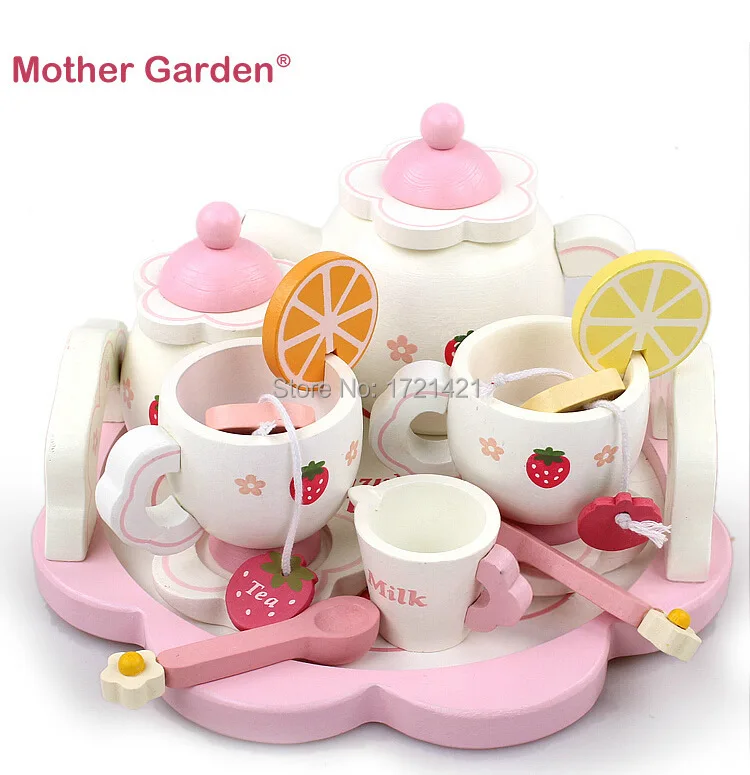 Mother Garden Wooden Tea Set