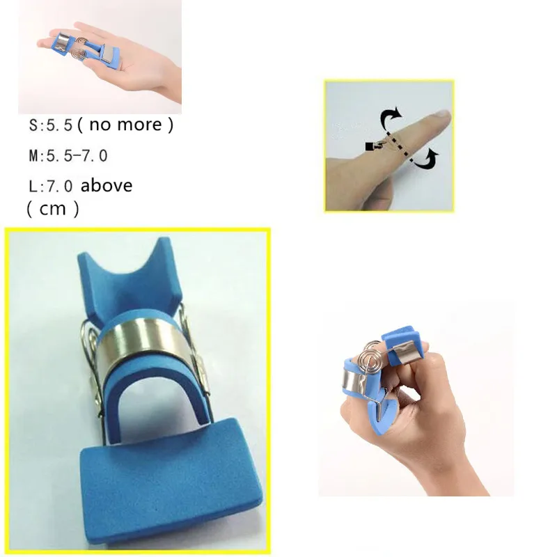 QX Finger joints training splint Orthosis Finger's contractures spasm ...