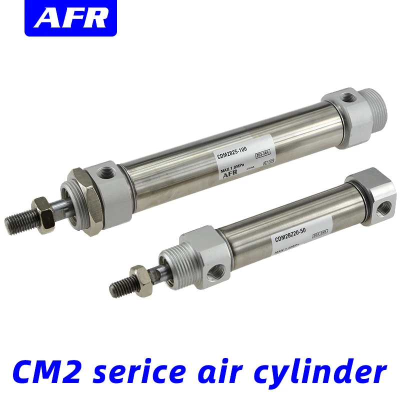 Mini cilindro de aire integrado tipo SMC CDM2B20 CM2B20, cilindro de aire de doble acción ...