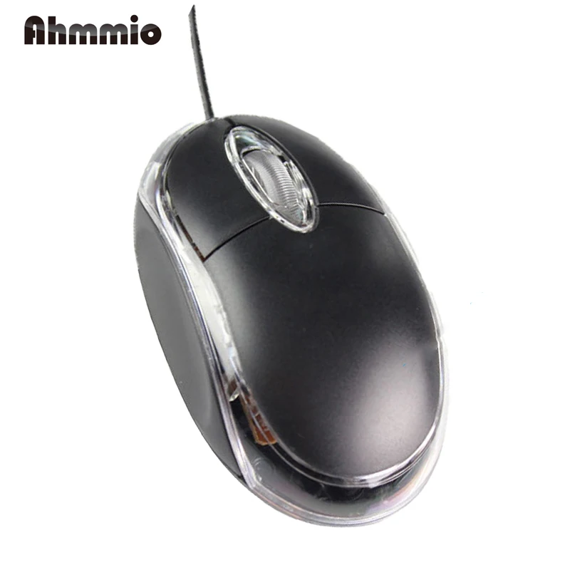 1200DPI 2 Buttons MINI Wired Mouse Optical office work Mouse lighing ...