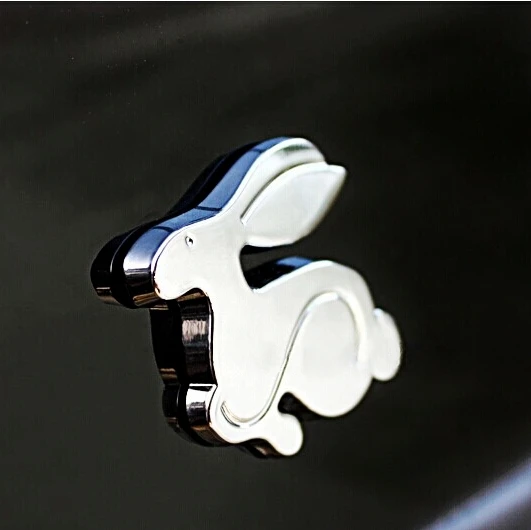 Rabbit Anniversary Emblem Badge Fit Vw Mk5 Mk6 Golf Gti Scirocco Polo ...