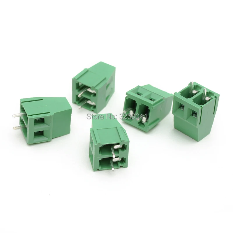 100PCS-PCB-Screw-Universal-Terminal-block-connector-pitch-5-0MM-2PIN ...