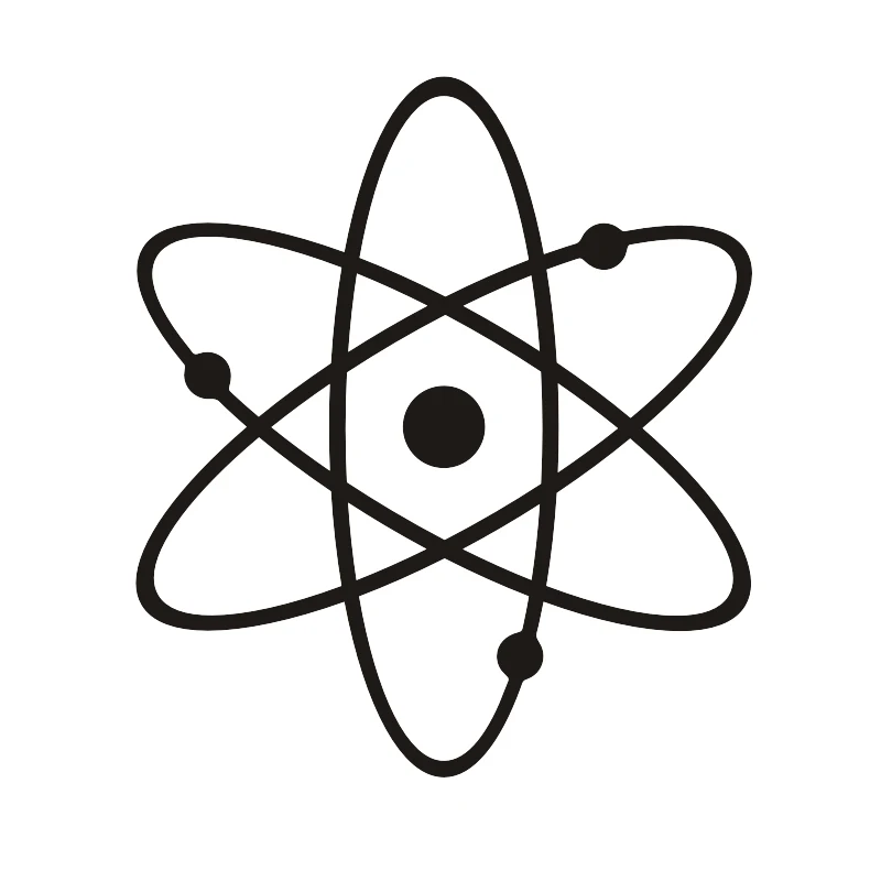 Atomic Symbol Vinyl Sticker Decal Wall Laptop Car Window 20 Color ...