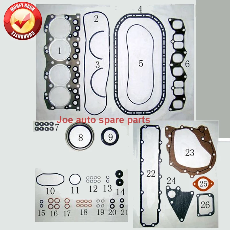 C223 C223T Engine Full gasket set kit for OPEL CAMPO VAUXHALL BRAVA ...