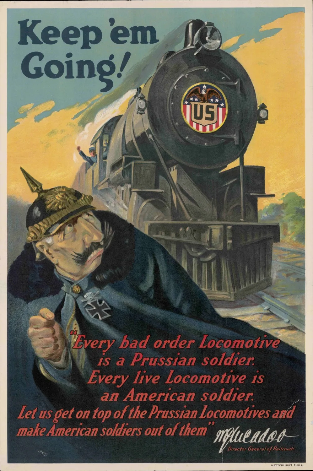 Aliexpress.com : Buy Keep them going US Train Fight in WW2 Classic ...