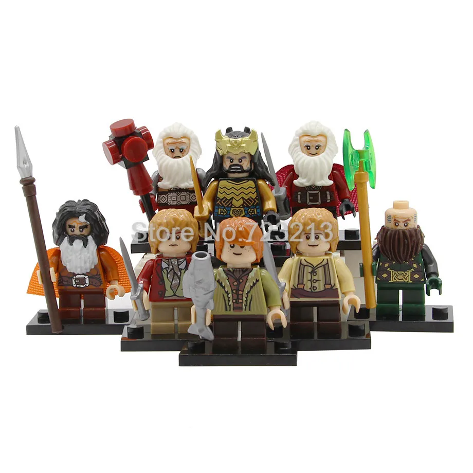 Hot Single Sale Dwalin Figure Bifur Bain Balin Thorin Gandalf Bilbo ...