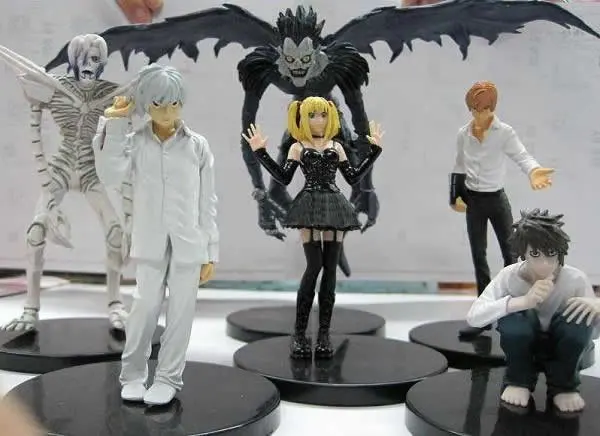 Free Shipping Death Note Set/pvc Anime Figure/6 Pieces Figures,action ...