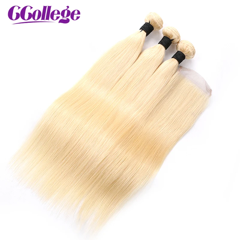 CCollege-Pacotes-Tecer-Cabelo-Brasileiro-Extens-o-Do-Cabelo-613-Loira ...