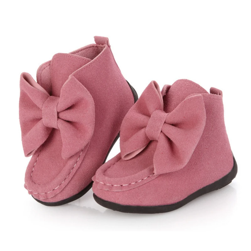 2018 New Children Spring Boots Autumn Fashion Big Bow Single Boots Kids ...