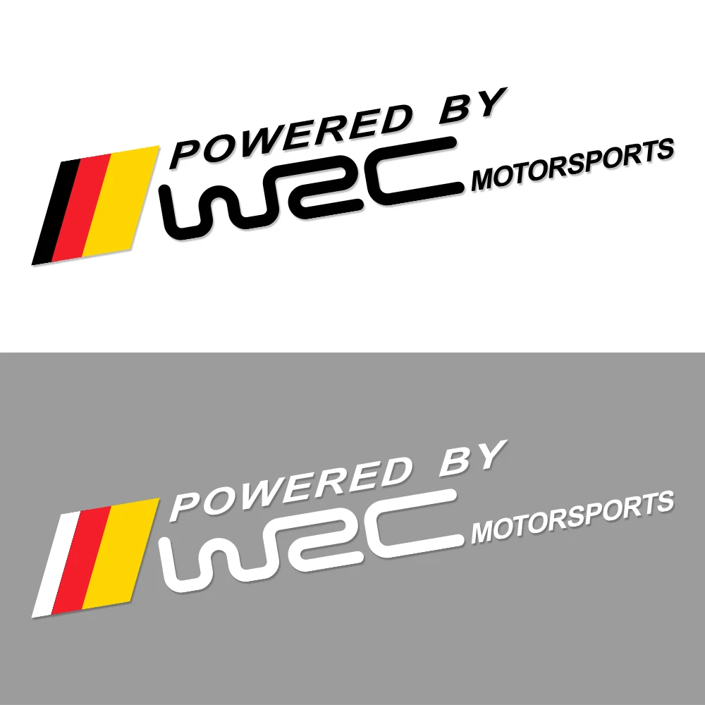 2PCS Car Door Side WRC Sticker For Audi A3 A4 B8 B6 B7 Opel Ford Focus ...