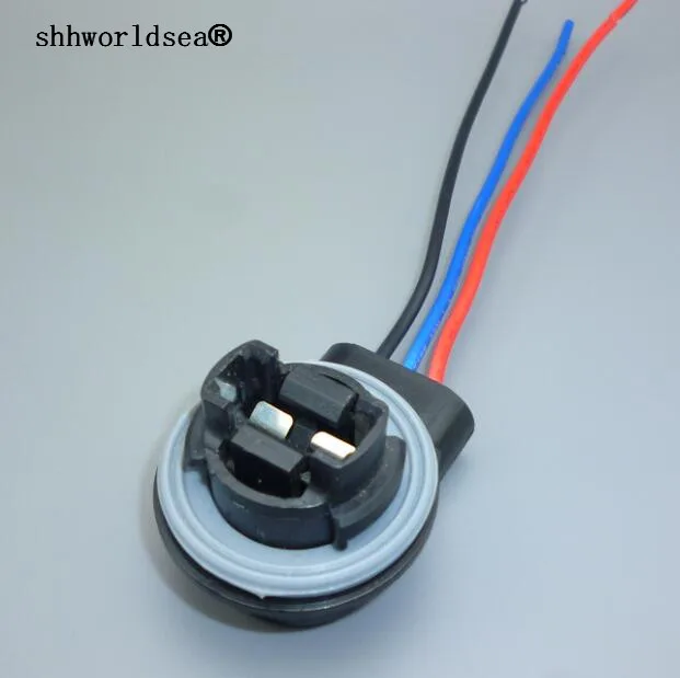 Car Light Base T25 3156 3157 Bulb Socket Connector With Wire For Ford ...