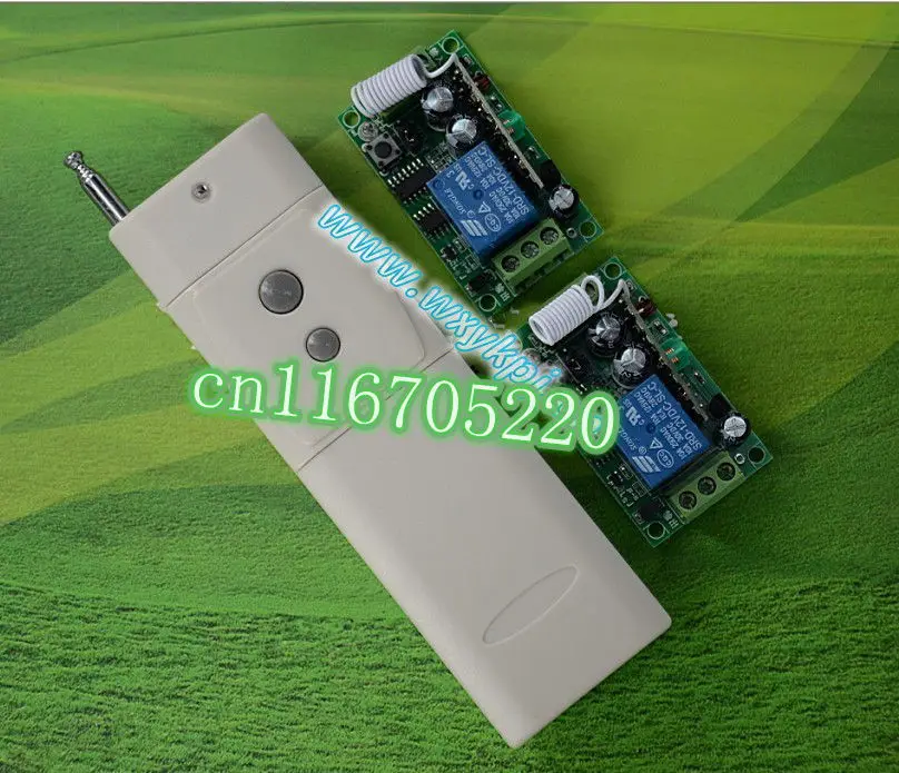 2016 Long Range 3000M 1CH 12V 10A RF Wireless Remote Control Switch ...