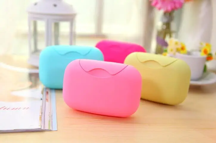 vanzlife Creative Travel waterproof leakproof Soap Box soap dish lid ...