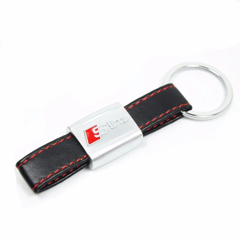 Audi S line Leather Keychain