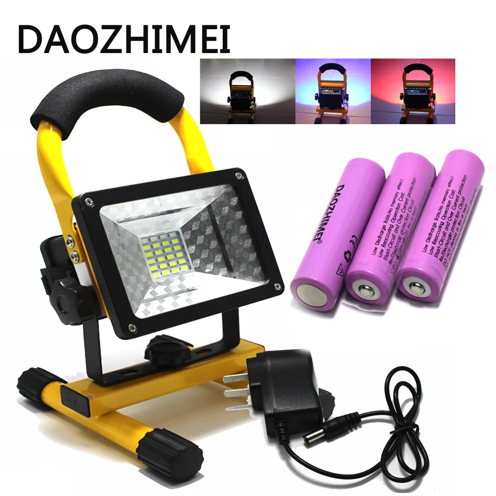 Aliexpress.com : Buy IP65 3 Modes 24LED Floodlight 30W Portable ...