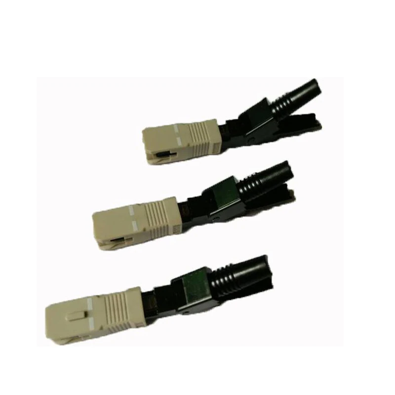 100PCS FTTH SC UPC multimode fiber optic SC UPC quick connector SC FTTH ...