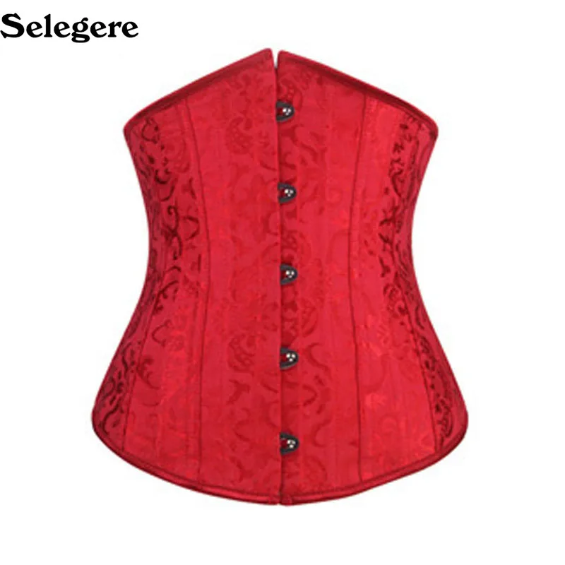 Buy Dobby Waist Corsets And Bustiers Black Underbust