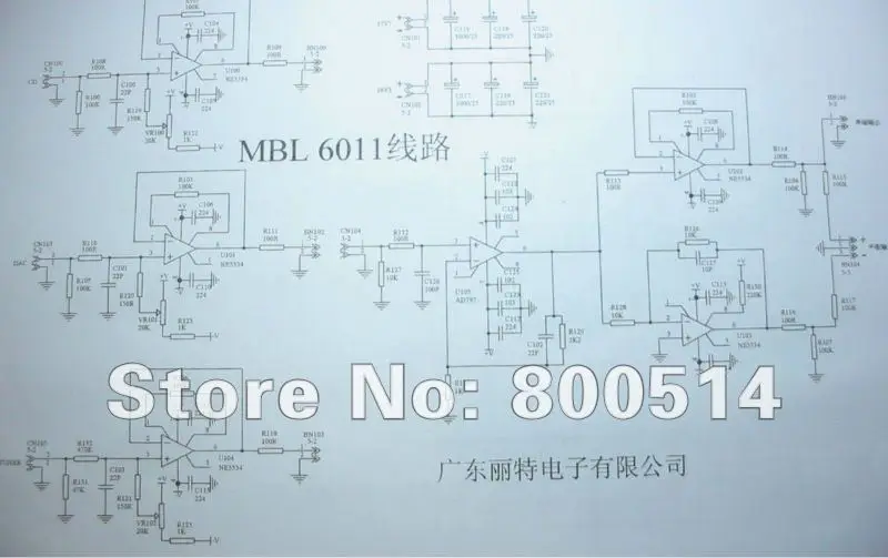 lite Assembled A11M Preamp Base on MBL 6010D preamplifier - buy at the ...
