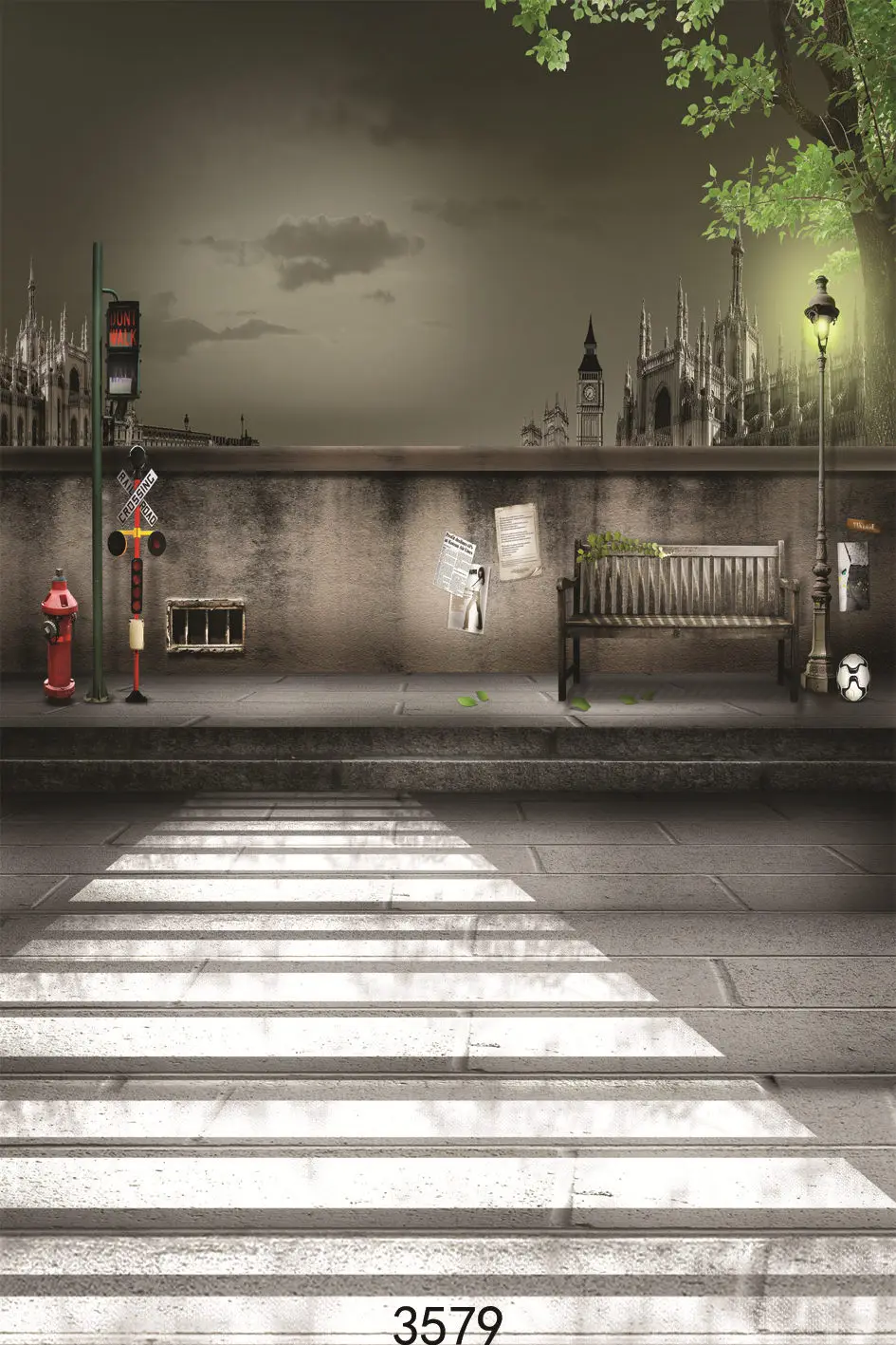 City Night Street Studio Photography Backdrops for Photo studio ...