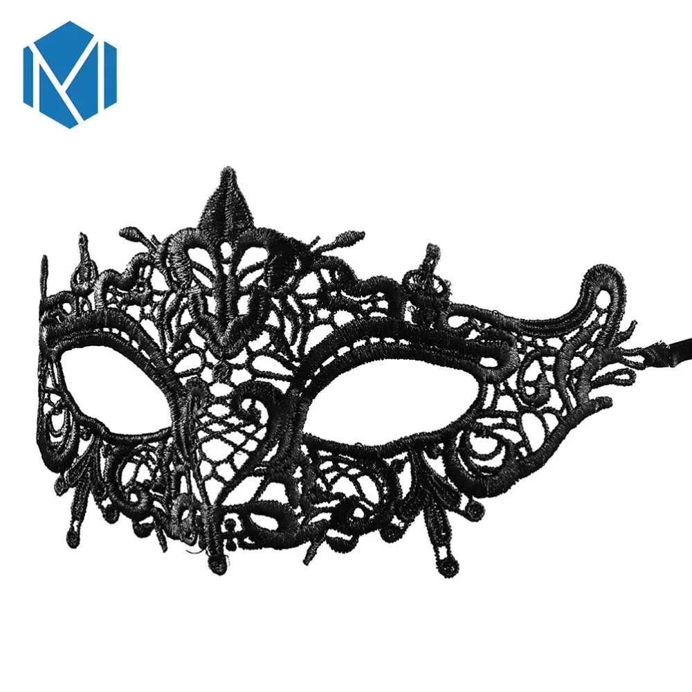 Hot sale 1 PC Women Black Lace Sexy Half Face Eye Mask Party Multi ...